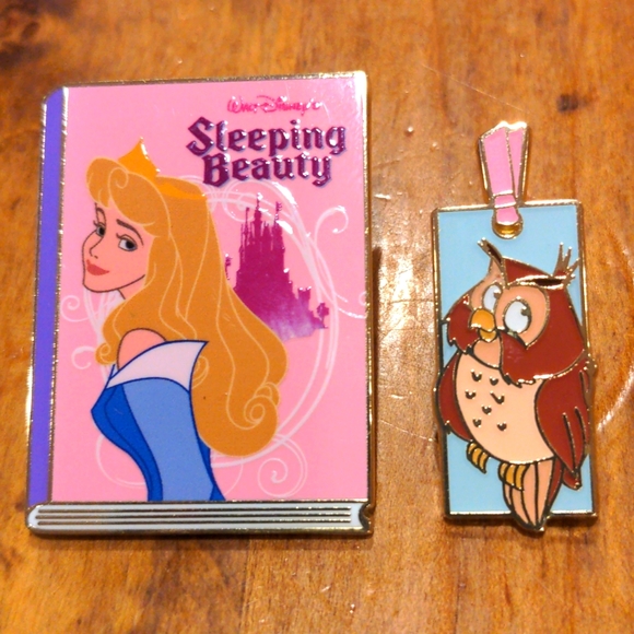 Disney | Jewelry | Disneys Sleeping Beauty Aurora Pin Set | Poshmark